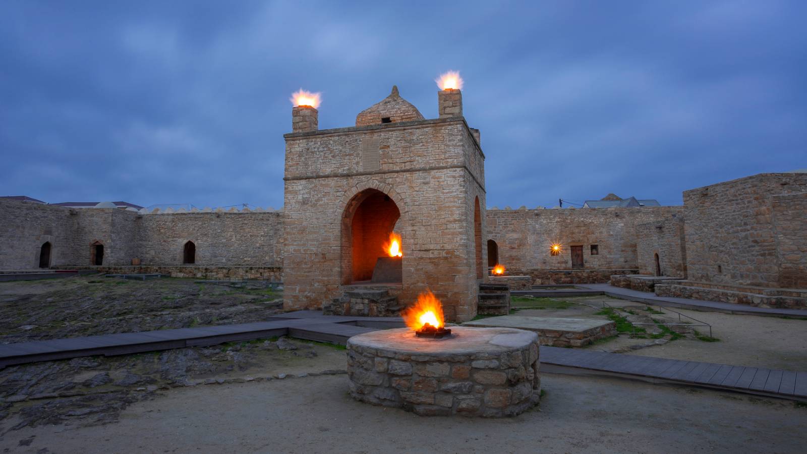 Ateshgah Fire Temple - VisitSilkRoad